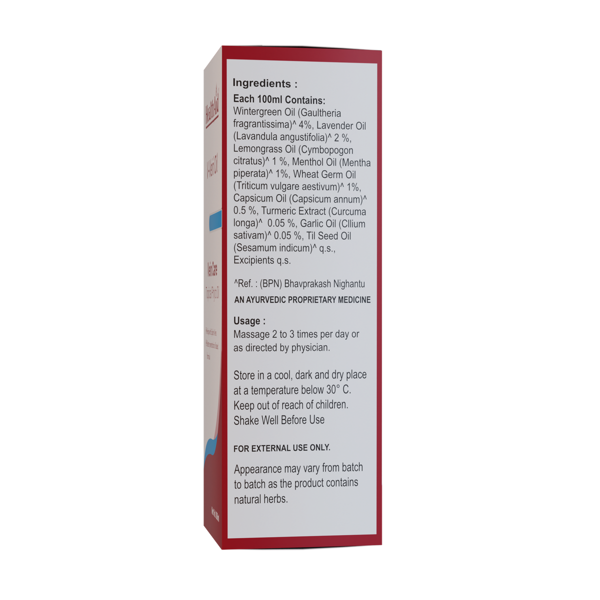 V-Vein Oil ( Vein Care Topical Phyto Oil ) - 100ml – AARKIOS HEALTH ...